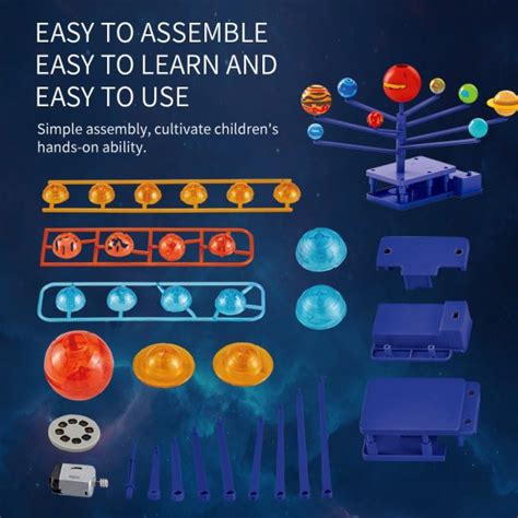 Buy Diy Rotating Solar System Science Kit Online Educational Toys