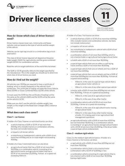 Nz Driver Licence Classes Trailer Vehicle Vehicles
