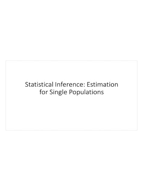 statistical inference 1 pdf