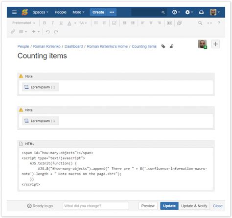 Counting Statuses Dates Tasks And Other Items In Confluence