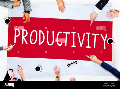 Productivity Production Capacity Efficiency Concept Stock Photo Alamy