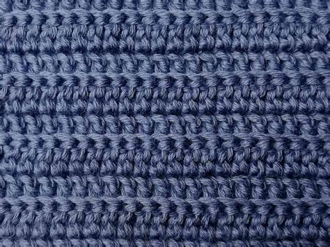 Double Crochet Back Loop Only Dc Blo Nordic Hook Free Crochet Tutorial