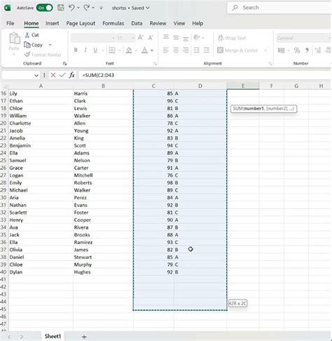 Ms Excel Basic Tips And Tricks For Sum Function In Excel Exceltips Exceltutorial Youtube