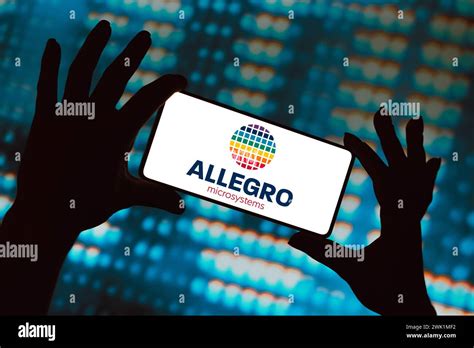 In This Photo Illustration The Allegro Microsystems Logo Is Displayed
