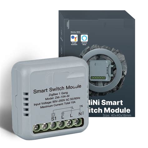 Zigbee Mini Diy Smart Light Switch Module Relay Timer 12 Gang Invent Smart