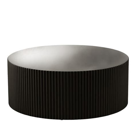 Black Fluted Coffee Table At Sam Cawthorn Blog