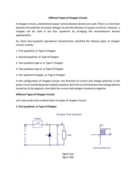 Solution Different Types Of Chopper Circuits Studypool