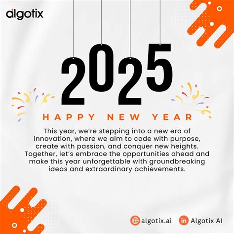 Algotix Ai On Linkedin Happynewyear2025 Algotixai Innovation