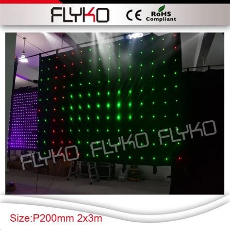 High Clear Resolution P200mm Party Producing Indoor 2x3m Led Display Big Xxx Video Screen
