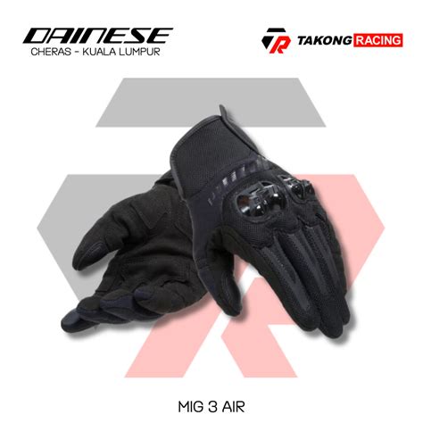 Dainese Gloves Mig 3 Air Tex Shopee Malaysia