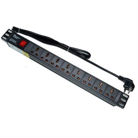 8 Ports Universal Multi Socket Power Distribution Unit Virtual World Communications One Stop