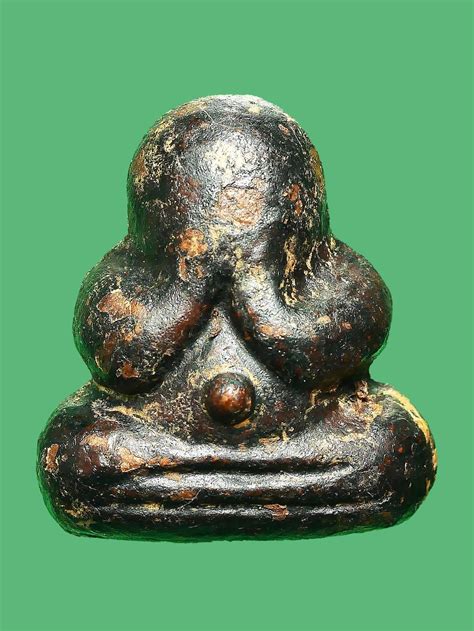 พระปิดตา พิมพ์สะดือจุ่น หลวงพ่อทองสุข วัดสะพานสูง สวยแชมป์ Ennxo