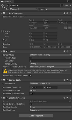 Some Values Driven By Canvas Unity Engine Unity Discussions