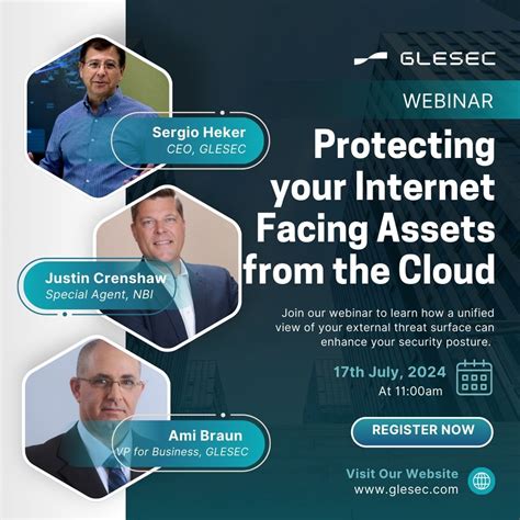 Webinar On Cyber Resilience Protecting Your Internet Facing Assets Glesec Posted On The Topic