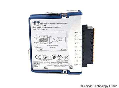 Ni 9215 Crio 9215 Analog Input Module Spring Terminal Artisantg™