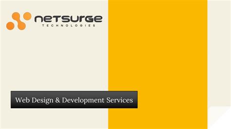 PPT Web Design Development Services Netsurge PowerPoint