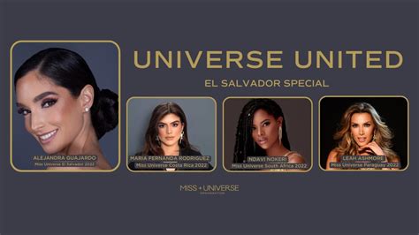 Miss Universe El Salvador Hosts Universeunited Youtube