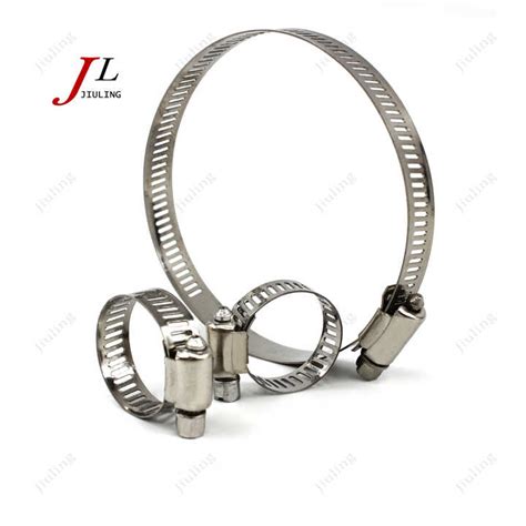 조정 가능한 효과적인 씰 파이프 인후 밴드 강한 미국식 클립 스테인레스 스틸 호스 클램프