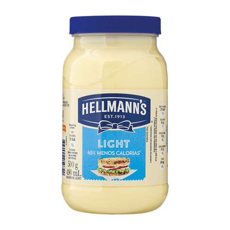 Maionese Hellmanns Light Pote 500g Rissul Online