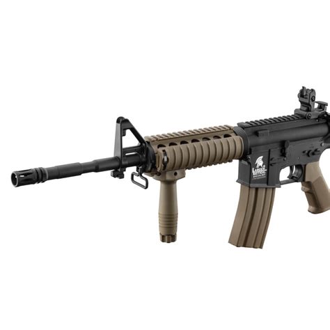 Aeg Lt 04 M4 Sopmod Ris V2 Black Coyote [lancer Tactical]
