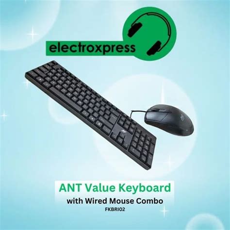 Ant Value Keyboard With Wired Mouse Combo At ₹ 295piece Logitech
