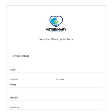 Veterinary Consent Form Eliminate Data Entry Formstack
