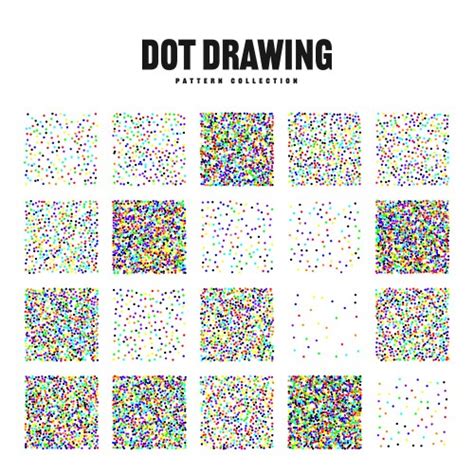 Stipple Pattern Dotted Geometric Background Vector Image