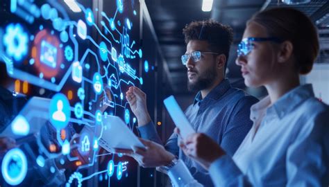 Cloud Computing Collaboration Business Experts Navigating Digital