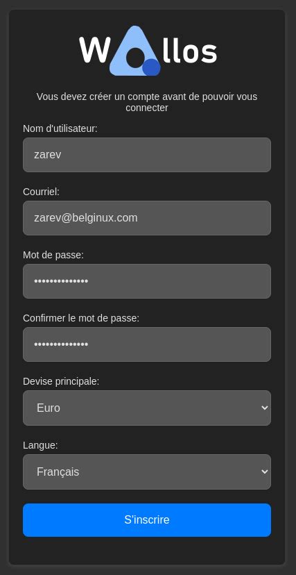 Installer Wallos Avec Docker