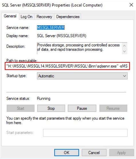 sql server sql service not starting in cluster the system cannot find the file specified