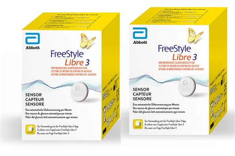 Freestyle Libre 3 Sensor 1 Kit The Worlds Smallest Sensor Double Pack