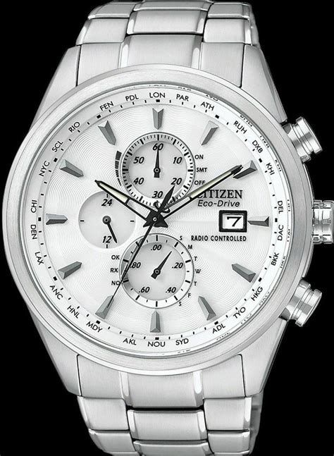 Citizen Ecodrive Radio Controlled World Chronograph At8010 58b H800