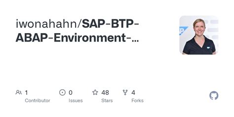 GitHub Iwonahahn SAP BTP ABAP Environment Roundtable