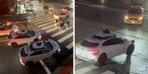 Waymo Robotaxis Block Traffic Citywide During San Francisco Power Outage