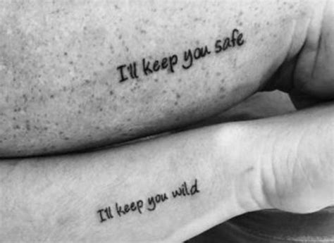 Couple Tattoos Quotes Matching Quote Tattoos For Couples