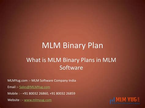 ppt mlm binary plan powerpoint presentation free download id 7540205