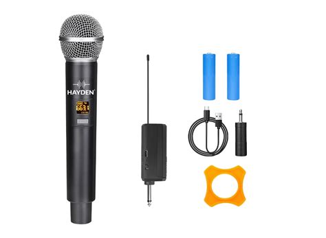 Hayden Hy 58 Wireless Mic Microphone Uhf Karaoke Dynamic Mic With