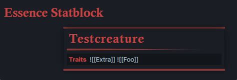 Bug Embedded Notes Not Working In Statblock · Issue 241 · Javalentfantasy Statblocks · Github