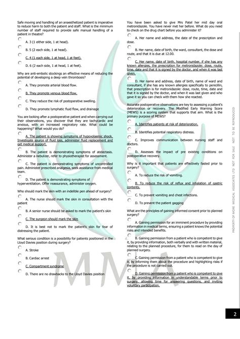 Solution Cbt Sample Mcqs Source Royal Marsden Answers Studypool