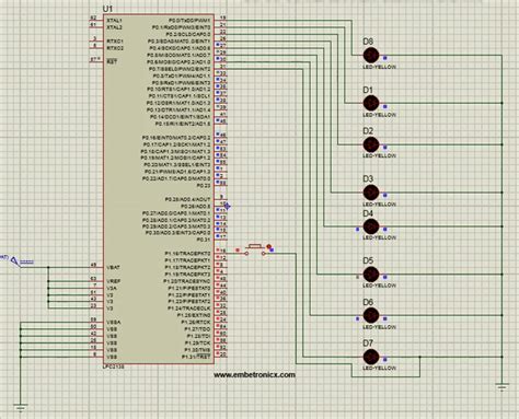 Lpc2148 Gpio Tutorial Led Switch Interfacing ⋆ Embetronicx