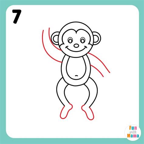 How To Draw A Monkey Fun With Mama