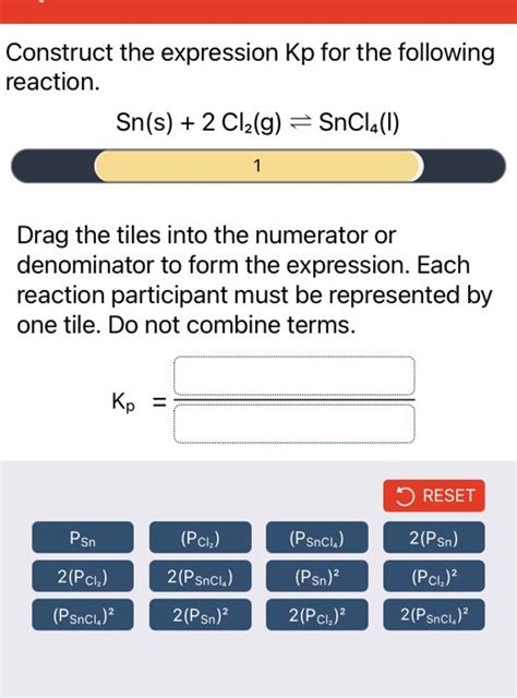 Solved Construct The Expression Kp For The Following
