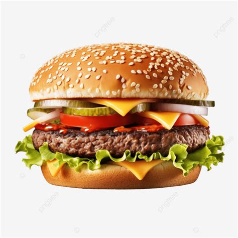 햄버거 프로 Png 배경 손으로 그린 음식 Png 일러스트 및 이미지 에 대한 무료 다운로드 Pngtree
