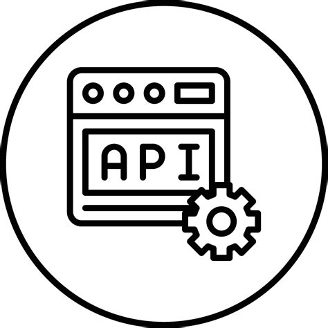 Web API Vector Icon Vector Art At Vecteezy