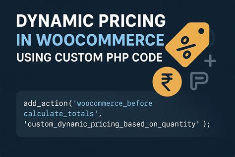 Dynamic Pricing In Woocommerce Using Custom Php Code A Complete Guide Hr Tech Pro