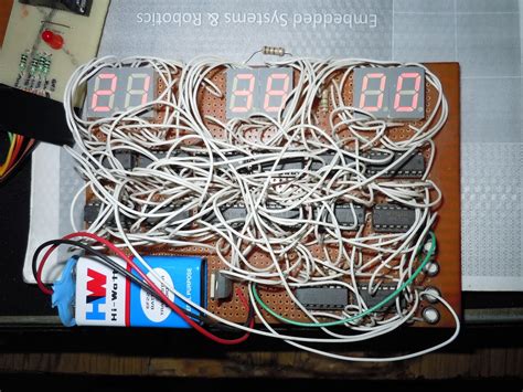 Digital Clock Using 7490