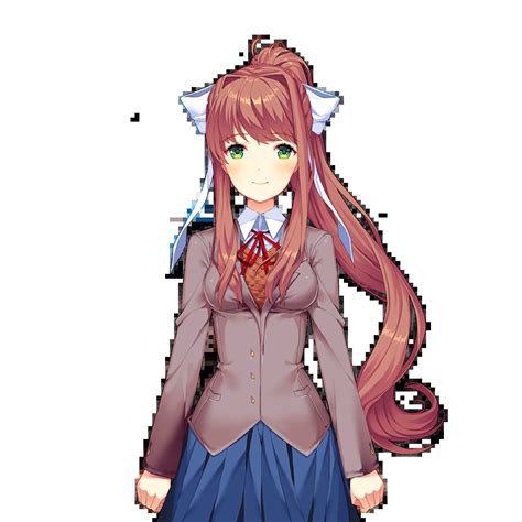 Monika Ddlcsprites Wiki Doki Doki Literature Club Fandom