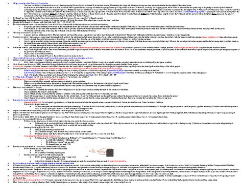 Opm Exam 2 Key Concepts And Cheat Sheet Studocu