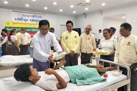 နှစ် ၈၀ ပြည့်တပ်မတော်နေ့အား ဂုဏ်ပြုကြိုဆိုသောအားဖြင့် ပဲခူးတိုင်းဒေသကြီး Ymba အသင်းမှ ကြီးမှူး