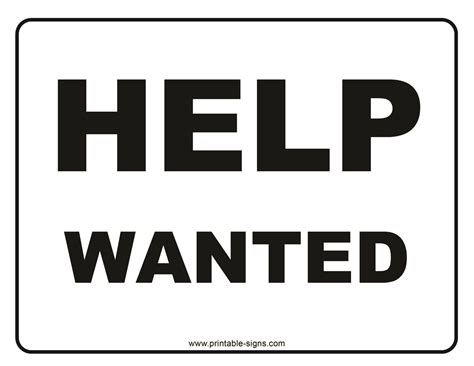 Now Hiring Printable Signs Printable Signs